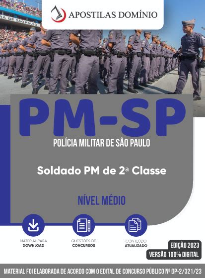 Apostila Pm Sp 2023 Soldado Pm De 2ª Classe Apostilas Pm Sp 2023