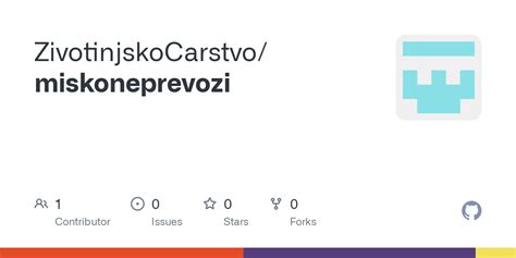 Github Zivotinjskocarstvomiskoneprevozi