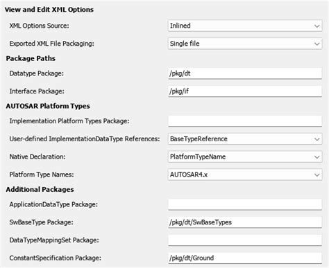 Configure Autosar Packages Matlab And Simulink