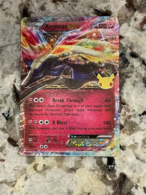 Xerneas Ex Celebrations Classic Collection 97146 Holo Ultra Rare