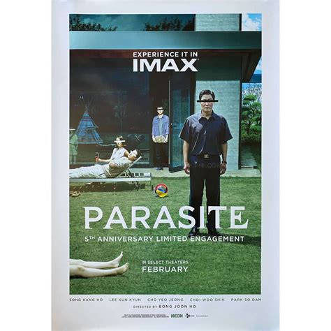 Parasite Movie Poster 27x40 In 2019r2024 Usa Imax Ds