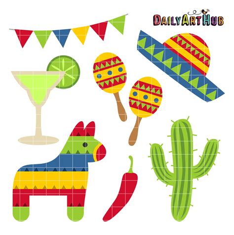 Cinco De Mayo Clip Art Set Daily Art Hub Graphics Alphabets And Svg