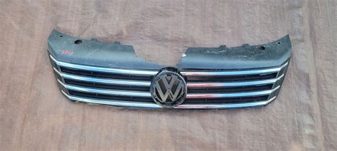 VW PASSAT B7 GRILL ZDERZAKA ATRAPA CHROM 12698857487 Oficjalne Archiwum Allegro