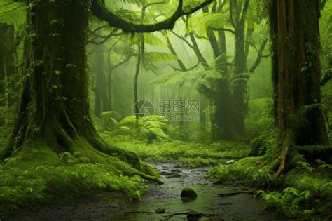 森林中的青苔和树木高清图片下载 正版图片600277094 摄图网
