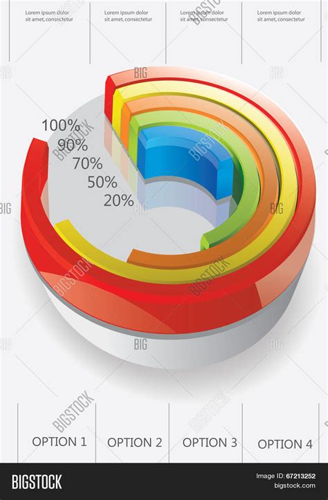 Vector Segmented Pie Vector And Photo Free Trial Bigstock