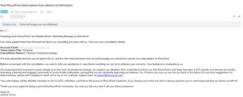 Cancellation Email Examples I Love For Your Inspiration