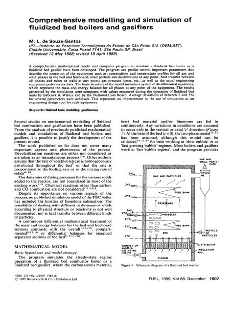 Comprehensive Modelling And Simulation Of Fluidized Bed Boilers And Gasifiers Pdf Pdf