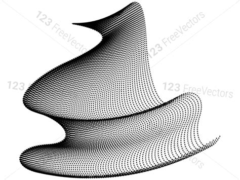 Arrow Halftone Wave Line Design Vector And Photoshop Brush Pack