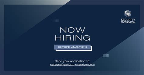 Careers Devops Analyst — Security Overview