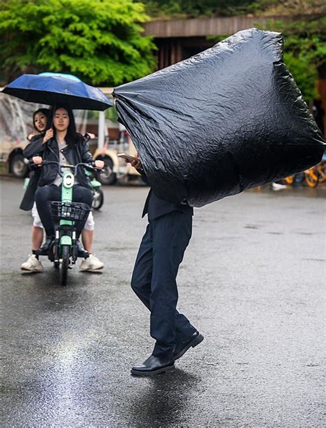 雨中游东湖绿道 荆楚网 湖北日报网