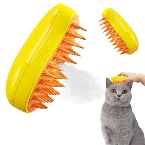 Steamy Cat Brush Upgraded 4 In 1 Multifunctional Cat Steamer Brush