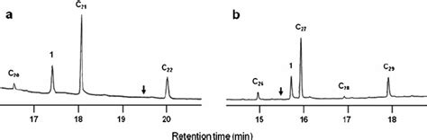 Representative Total Ion Chromatograms Of Gc Ms Analysis Of Pheromone