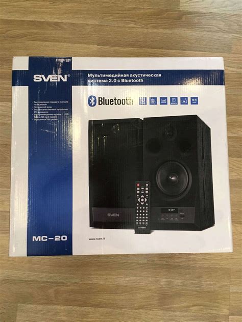 Колонки SVEN MC-20, чёрный (SV-014438) — купить по низкой цене в ...