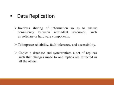 Data Replication In Cloud Computing
