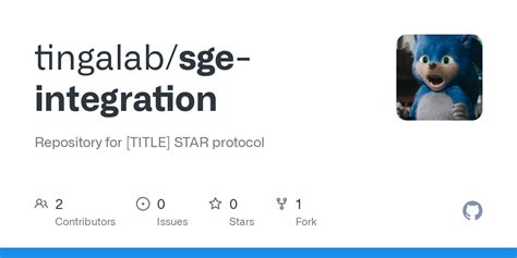 Github Tingalab Sge Integration Repository For Title Star Protocol
