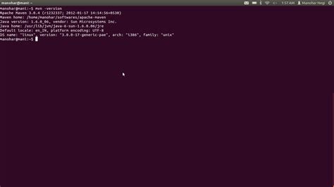 Manohar Negi Installing Apache Maven In Ubuntu