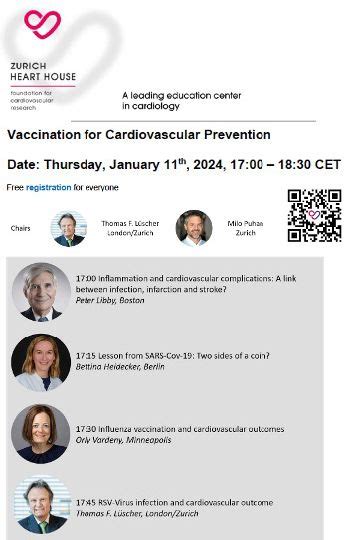 Vaccination As Cv Prevention Webinar Thomas F Lüscher Posted On The