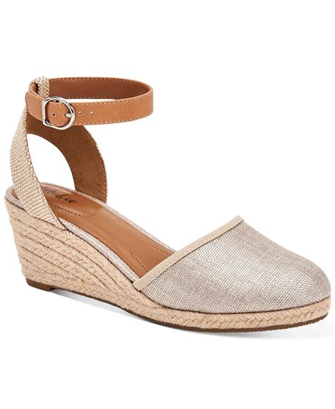 Style And Co Mailena Wedge Espadrille Sandals Created For Macys Macys