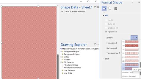 using custom fill patterns from a list bvisual