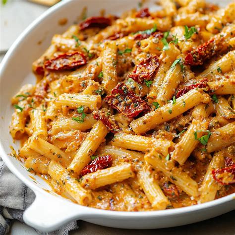 Quick And Creamy Sun Dried Tomato Pasta