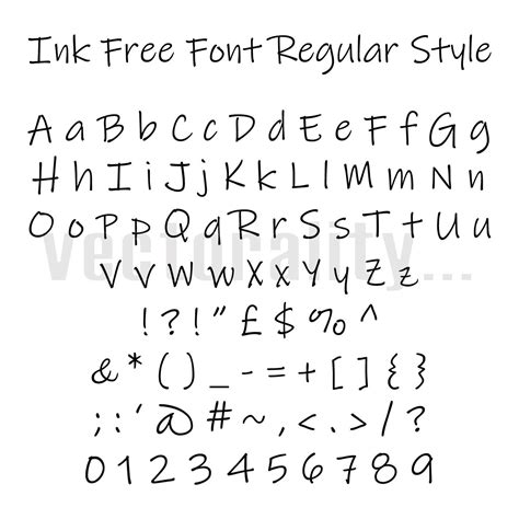 Clip Art And Image Files Embellishments A Casual Handwritten Pen