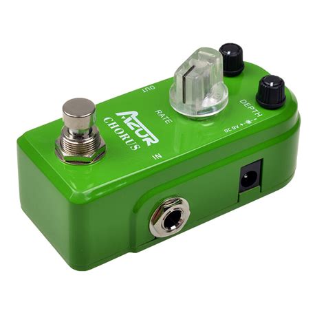Azor Ap 309 코러스 미니 기타 효과 페달 기타 부품 마이크로 코러스 페달 기타 액세서리 악기