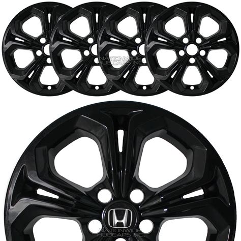 4 Fit Honda Accord Ex Lx 2023 2025 Black 17 Wheel Skins Rim Covers Hub