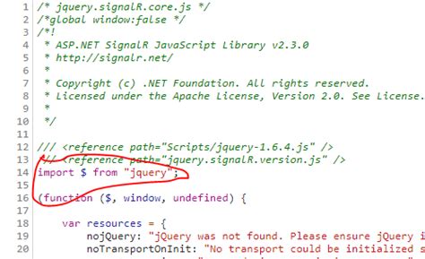 How To Choose Signalr Js Clinet With React And Microsoftaspnetsignalr · Issue 4162 · Signalr