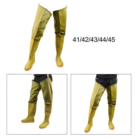 Hip Waders Waterproof Hip Boots Rain Boot Thigh Waders For Men Women