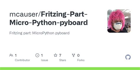 GitHub Mcauser Fritzing Part Micro Python Pyboard Fritzing Part