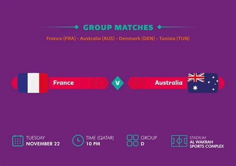 Premium Vector Football World Cup Qatar 2022 Match Schedule Of