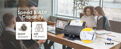 Plustek SmartOffice S30 Desktop Large Format Document Scanner With 100 Page Auto Document