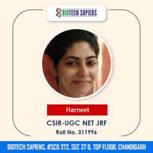 CSIR UGC Net Life Science Coaching In CHANDIGARH