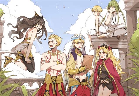 Gilgamesh Kid Gilgamesh Enkidu Ishtar EreshkigalFate Grand