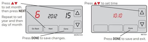 Honeywell Home Th7220u Touch Screen Programmable Thermostat