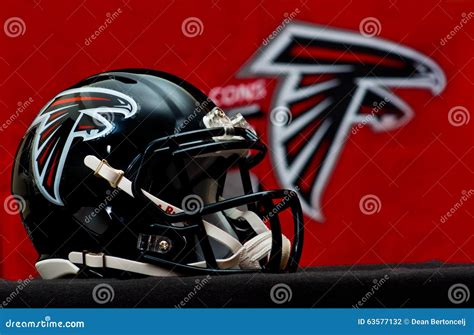 Casco De Los Halcones De Atlanta Fotografía Editorial Imagen De