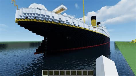 Titanic 11 Minecraft Replica Work In Progress Using Deck Plans