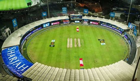 Sharjah Cricket Stadium Photos Pitch Behavior Records Stats And