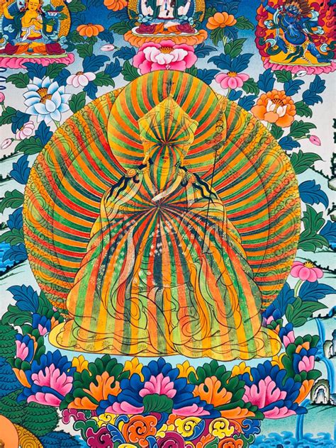 Guru Rinpoche Padmasambhava Rainbow Body Thangka Art Of Tibet