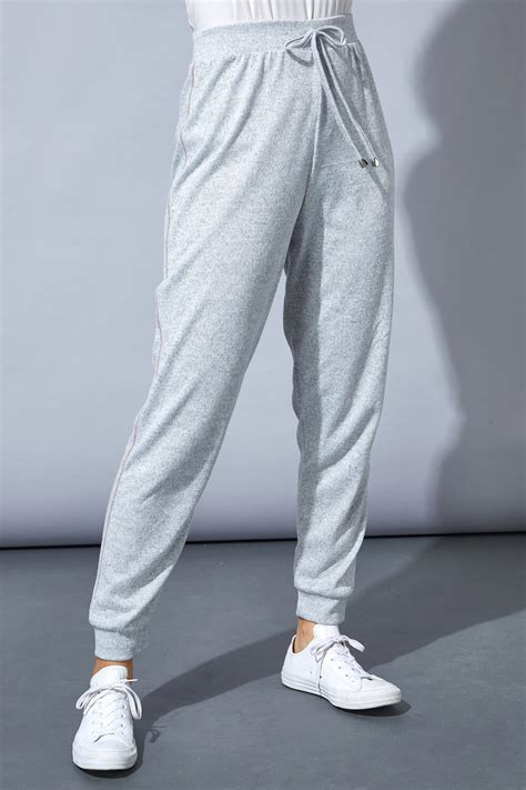 Cuffed Drawstring Lounge Joggers In Grey Roman Originals Uk