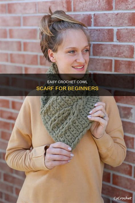 Easy Crochet Cowl Scarf For Beginners Cycrochet