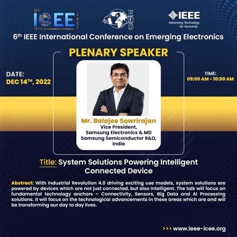 6th International Conference On Emerging Electronics On Linkedin