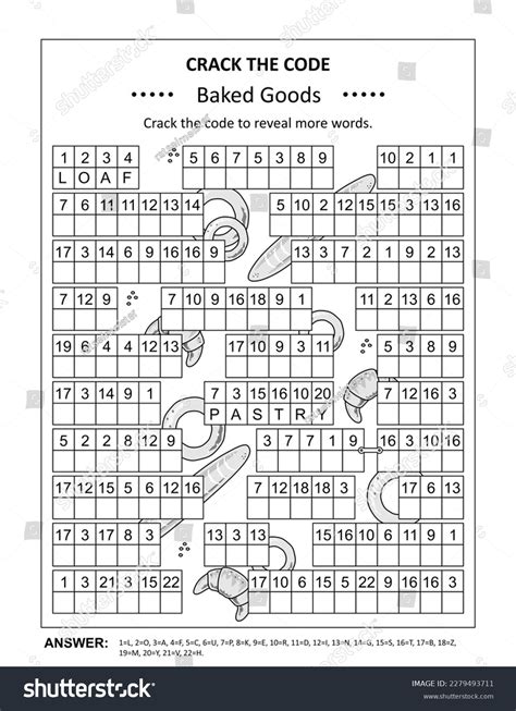 Crack Code Word Game Codebreaker Word Stock Illustration 2279493711 Shutterstock