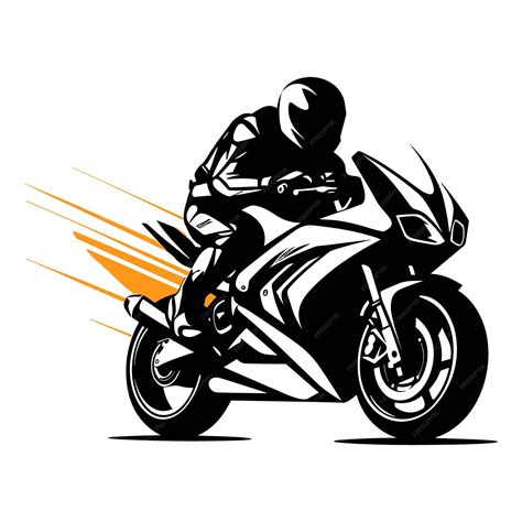 Premium Vector Motor Bike Vector Illustration