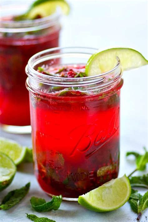 Raspberry Mint Mojitos Recipe Raspberry Mojito Mint