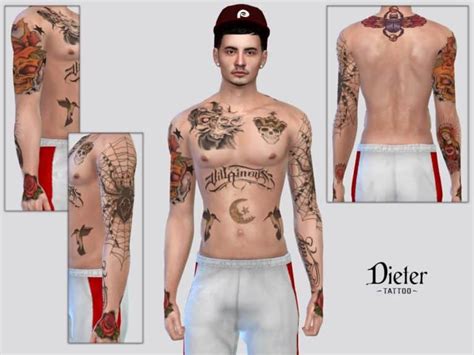 45 Sims 4 Tattoos Full Body Face Sleeve Tattoos We Want Mods