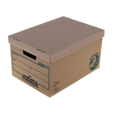 Fellowes R Kive Earth Large Storage Box Fsc Pack Of 10