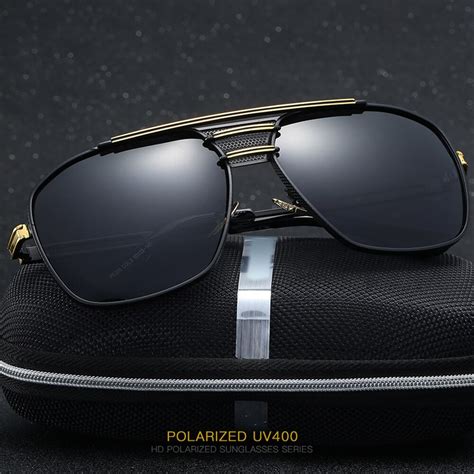 Minimum Polarized Sunglasses Men Driving Mirrors Coating Points Black