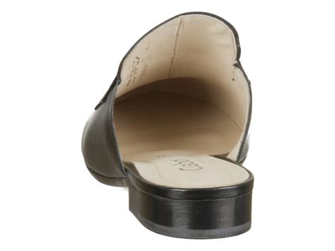 Damen Pantoletten Gabor Rhodos 82 481 57 Schwarz Foulardcalf