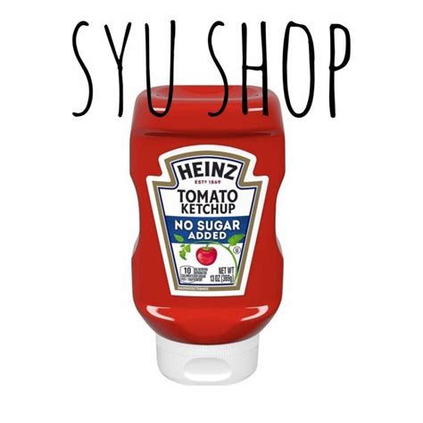 Jual Kraft Heinz Tomato Ketchup No Added Sugar Unsweetened 13 Oz 369 Gr